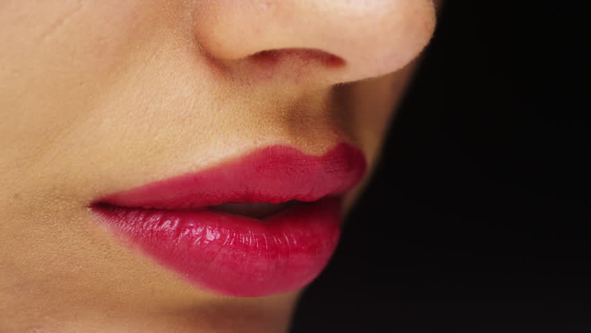 Mexican Womans Sexy Lips Stock Footage Video 6619334 Shutterstock