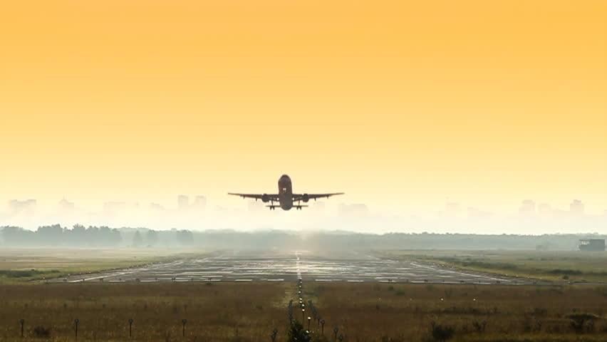 Large Jet Airplane Starting. Plane Start Up. Stock Footage Video ...