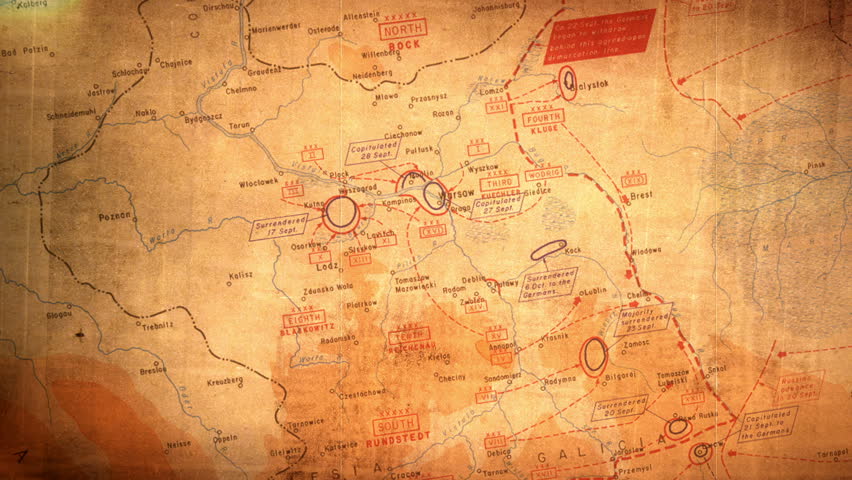 WWII World War Two Graphic Title Animation HD Stock Footage Video ...