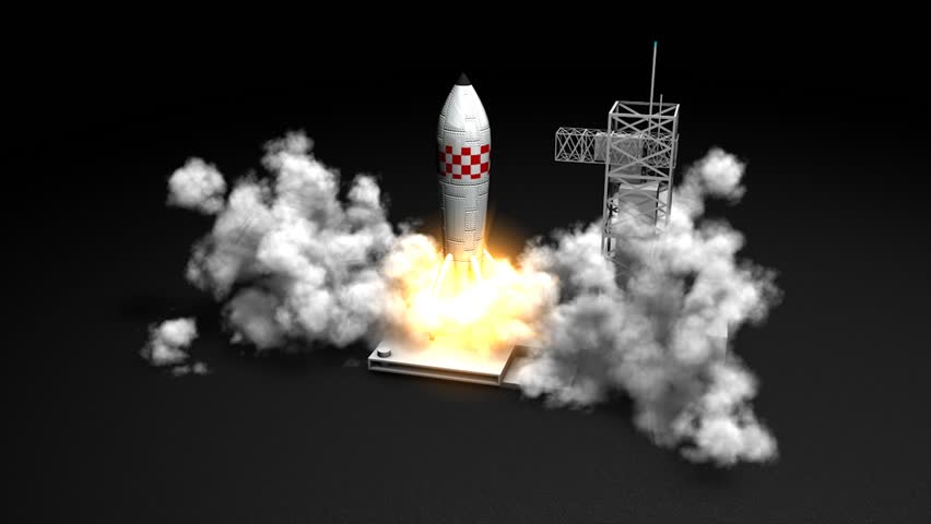 3d Animation, Rocket Launching. Stock Footage Video 2843941 - Shutterstock