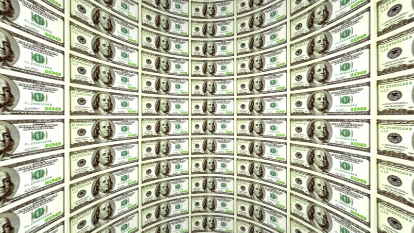 Money 3d Animation Motion Background. Stock Footage Video 302131 ...