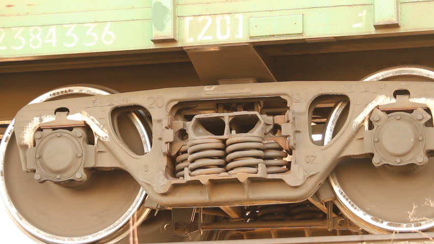 Railroad. Wheel Sets Rail Car Stock Footage Video 3691838 - Shutterstock