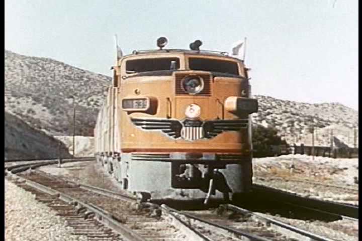 1950s - Very Good Montage Of Passenger And Freight Trains From The ...