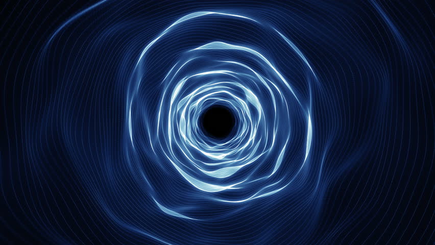 Blue Light Tunnel Stock Footage Video 6437753 - Shutterstock