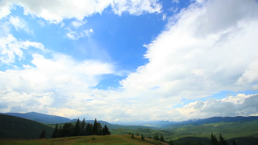 Bright Mountain Scenery